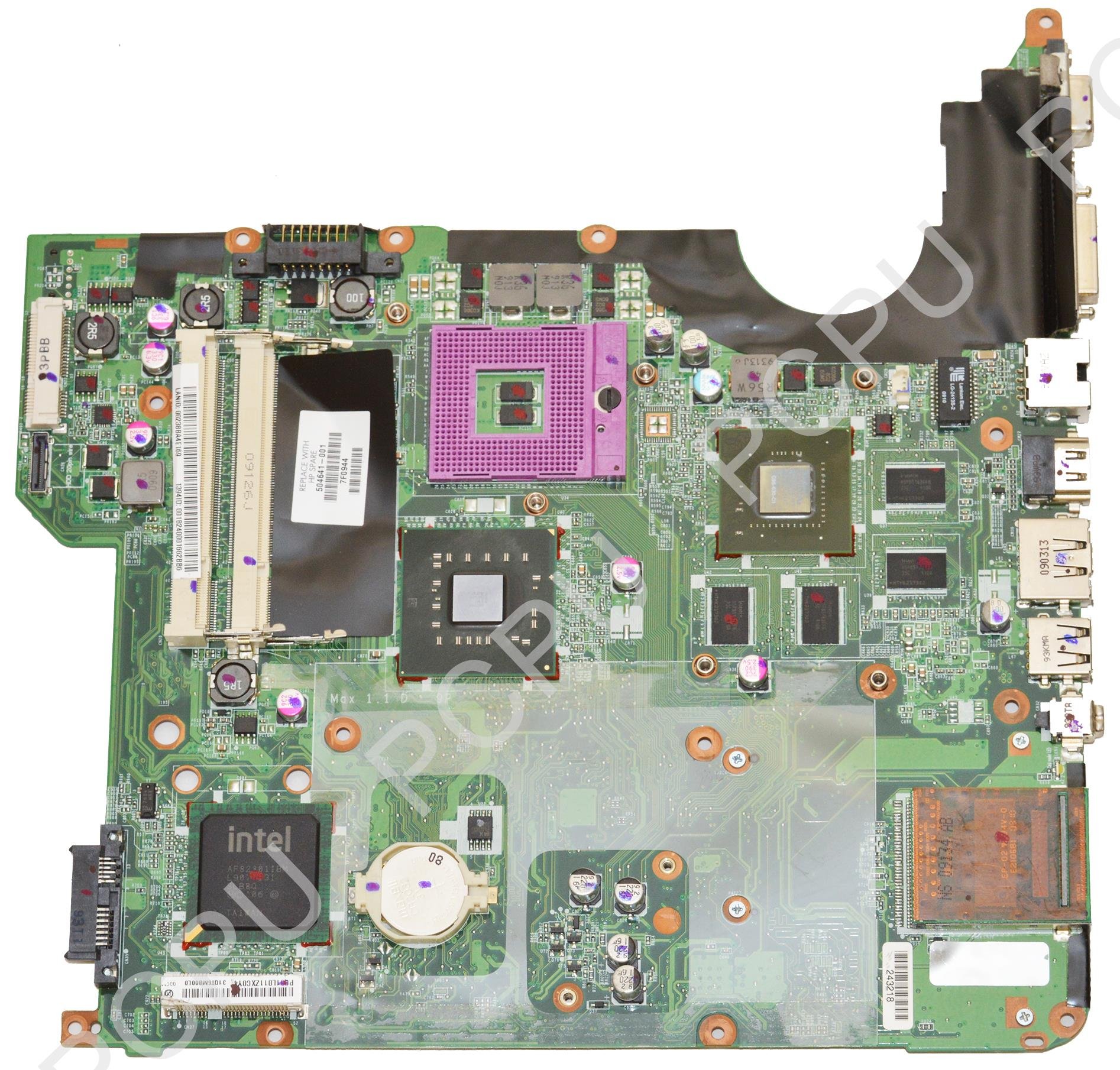 Sparepart : HP SYS BD FF 9600 M 512 M dv5-、504641 ? 001