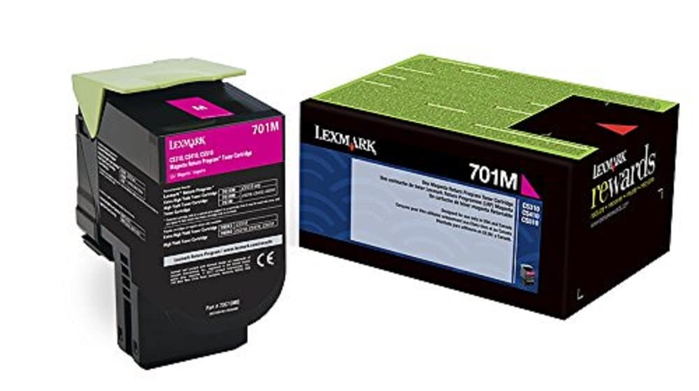 Lexmark 701M - Magenta - original - toner cartridge LCCP LRP - for Lexmark CS310dn CS310n CS410dn