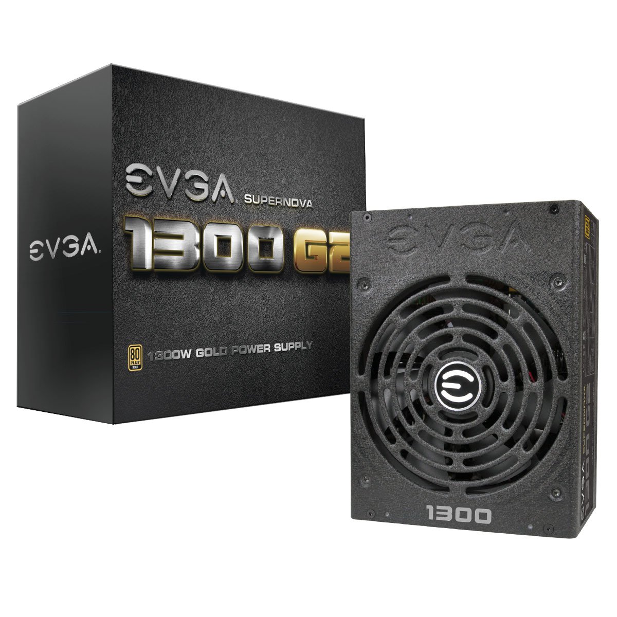 EVGA SuperNOVA 1300G2 ATX12V/EPS12V 1300W 80Plus Gold Power Supply 120-G2-1300-XR 並行輸入