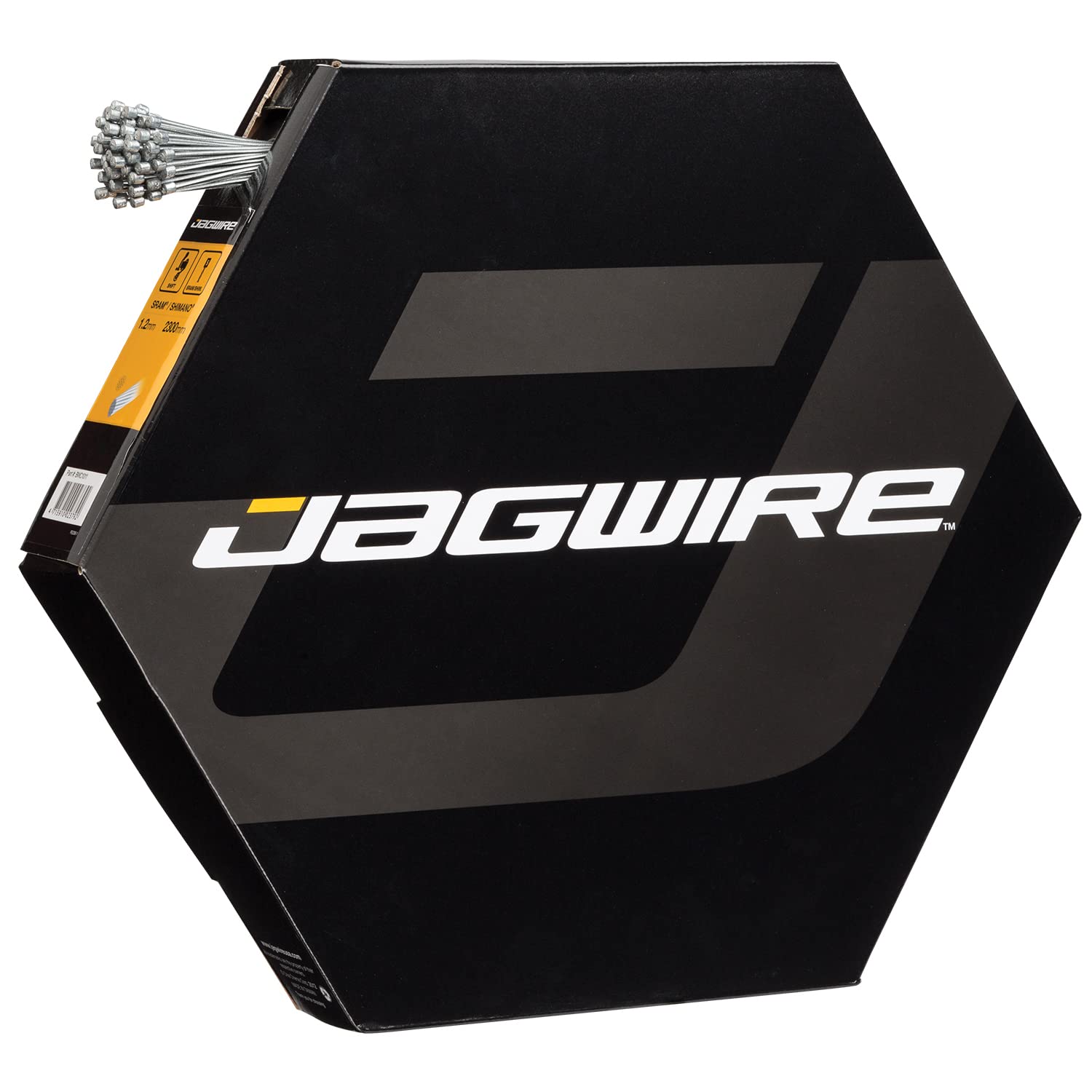 Jagwire Basics Shift Cable Stainless SRAM/Shimano C?bles de frein 100 pi?ces 1 2 x 2300 mm