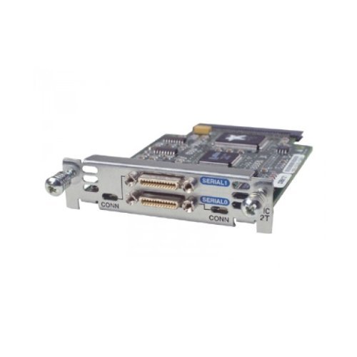 Cisco HWIC-2T 2-PORT Serial High Speed Wan Interface Card 1900/2900/3900 router support by Cisco