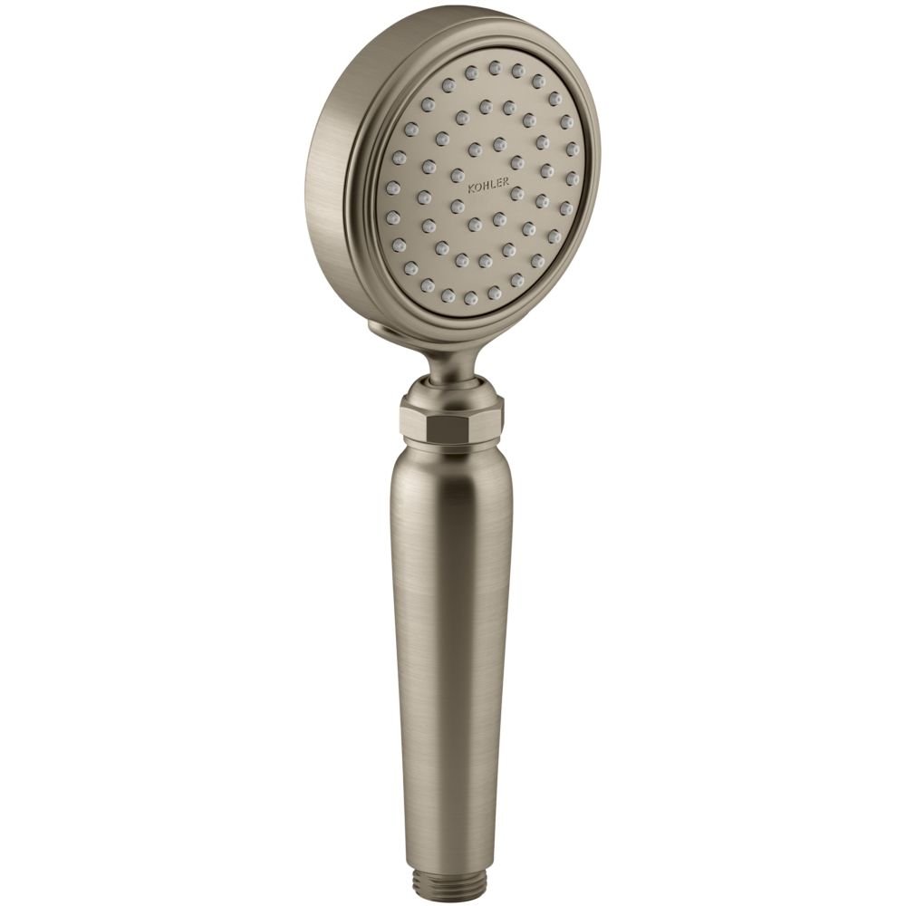 (Brushed Bronze) - KOHLER 72776-BV Artefacts Single-function 2.0 gpm handshower Vibrant Brushed Bro