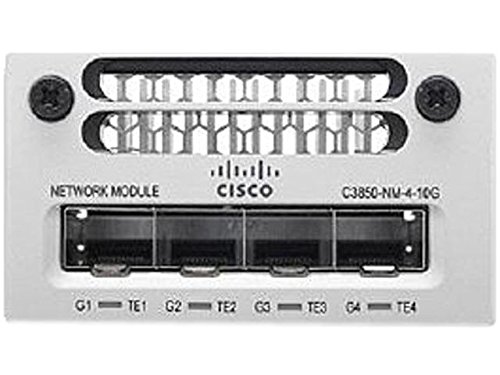 Cisco C3850-NM-4-10G= 拡張モジュール - 10ギガビット SFP+ / SFP (mini-GBIC) x 4 - Catalyst 3850-24 3850-48用