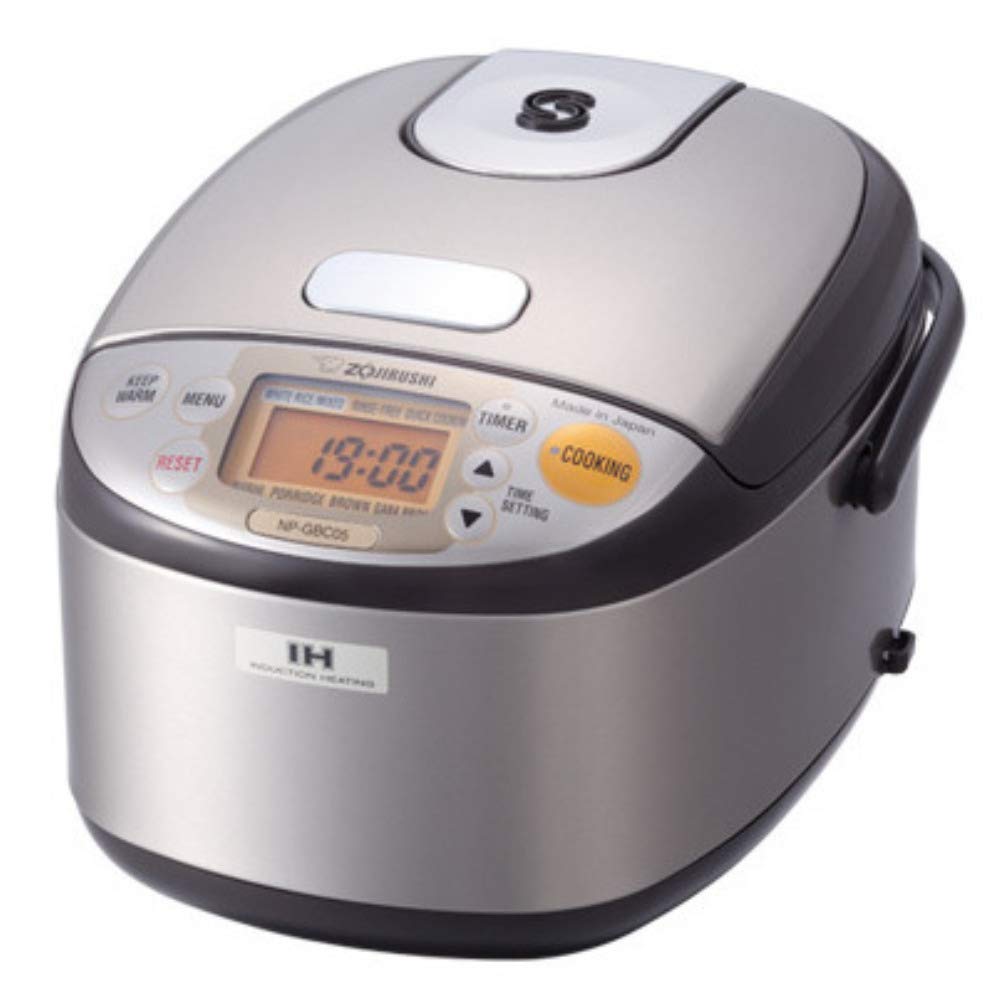 Zojirushi NP-GBC05-XT Induction Heating System Rice Cooker and Warmer Stainless Dark Brown by Zojir