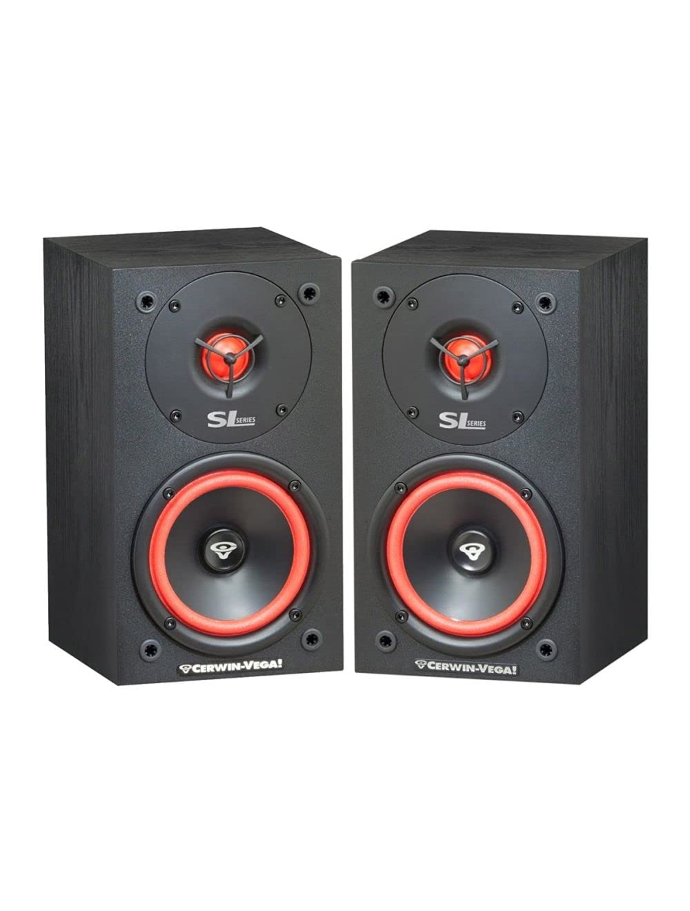 Cerwin Vega SL5M 2-Way Bookshelf Speakers Pair by Cerwin-Vega