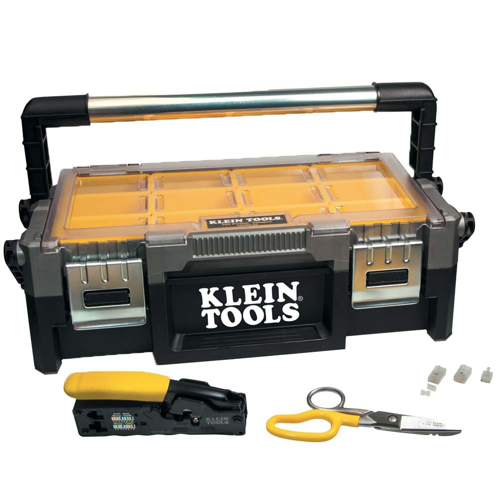 Klein Tools VDV026-831 The VDV ProTech Data Kit Has all the Tools Needed to Install Twisted Pair Cab