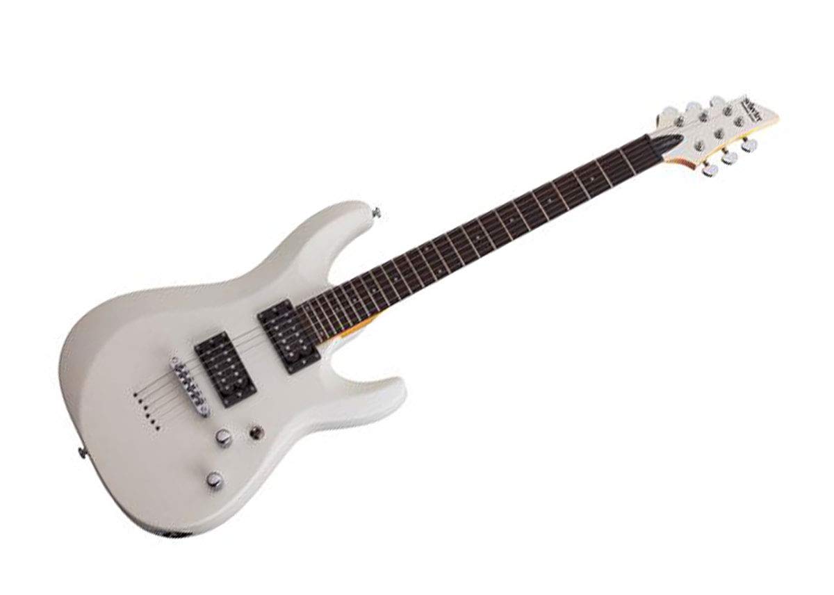 Schecter シェクター 432 C-6 Deluxe Solid-Body エレキギター Satin White エレキギター エレクトリックギター （並行輸入）