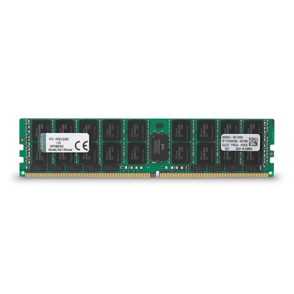 キングストン Kingston DELLサーバー用増設メモリ DDR4-2133(PC4-17000) 32GB×1枚 ECC LRDIMM Quad Rank Module KTD-PE421LQ/