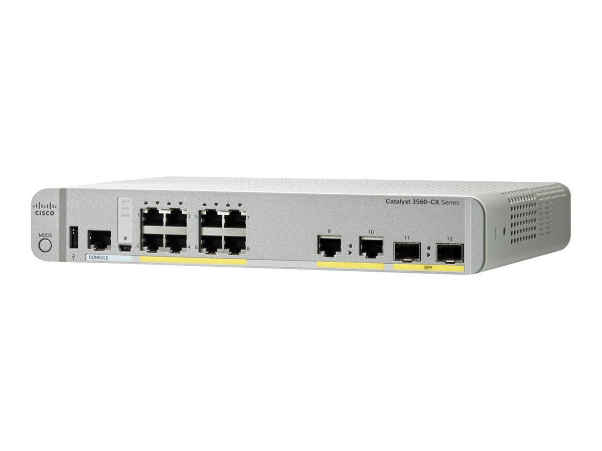 Cisco Systems WS-C3560CX-8PC-S 【保守購入必須】Cisco Catalyst 3560-CX 8 Port PoE IP Base