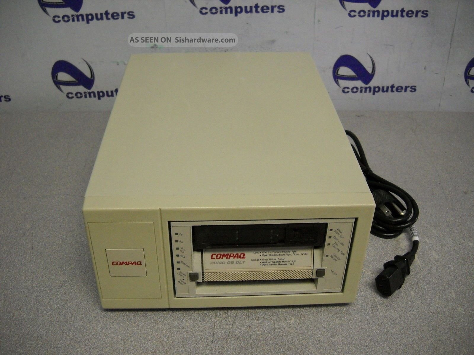 Compaq 30 ? 60085 ? 01 Compaq 20 / 40gb DLT SCSI外部DC 98124、Rev a01 Compaq HP 35 GB 70 GB DLTテープドライブ外