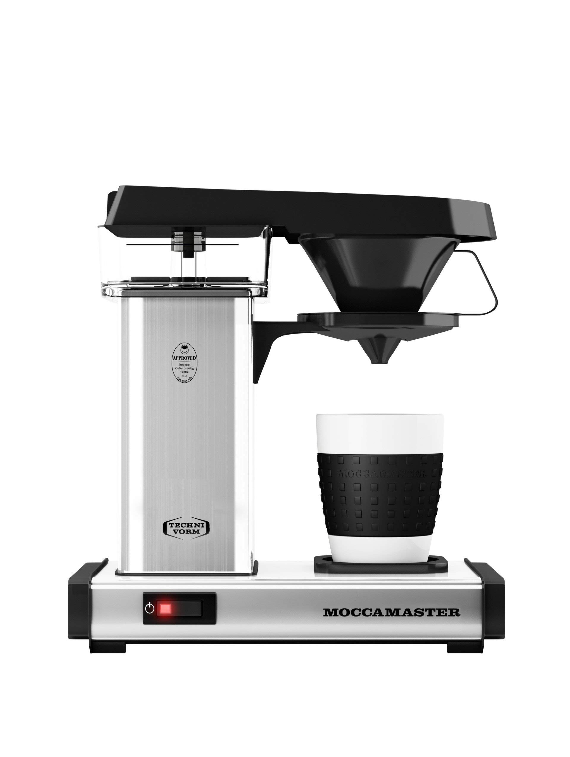 Technivorm Moccamaster Cup One Polished Silver Coffeemaker by Technivorm Moccamaster