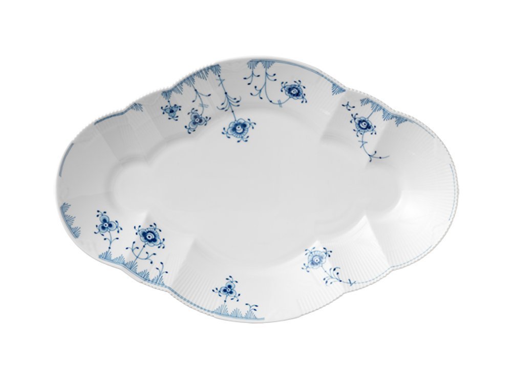 ブルー要素Oval Platter