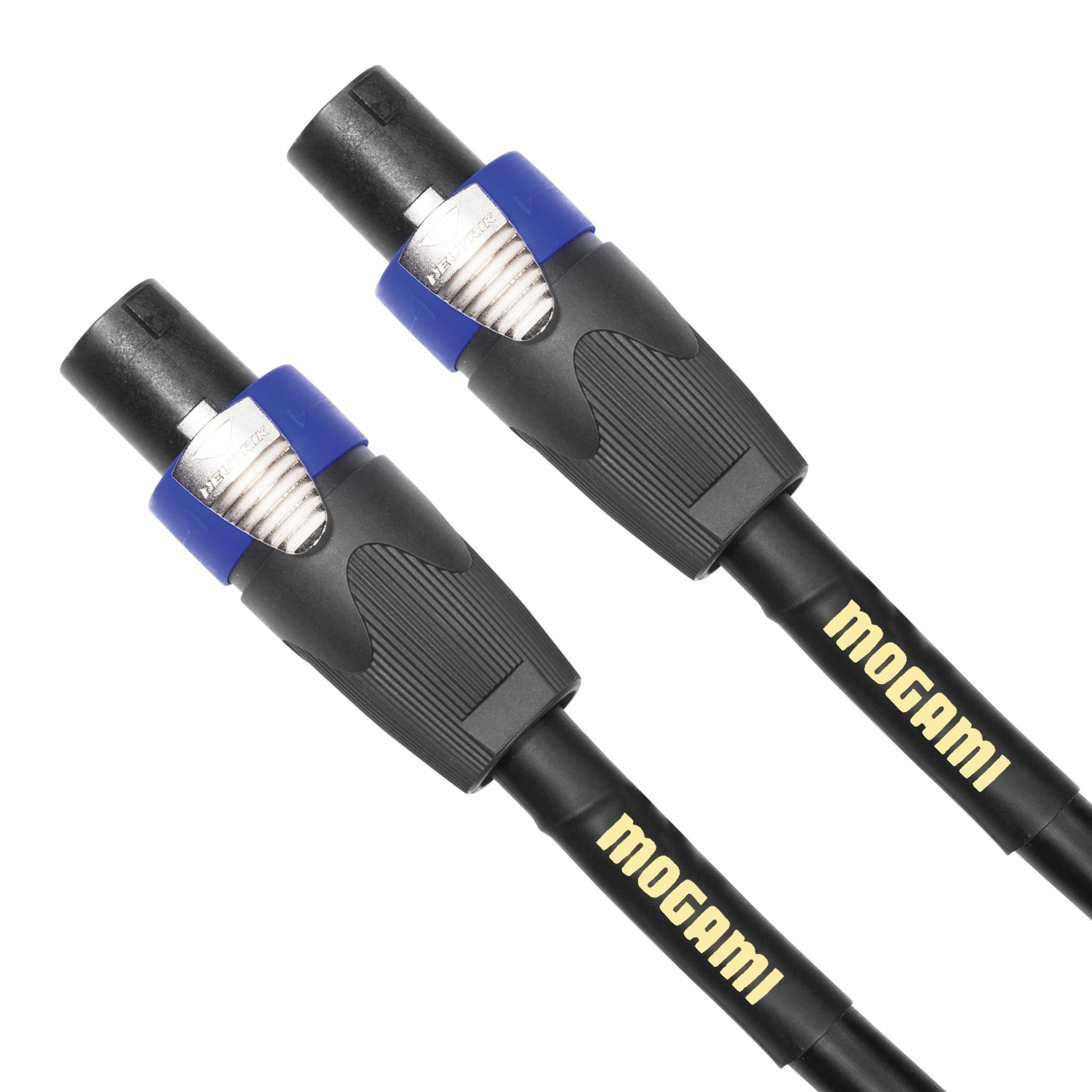 MogamiゴールドスピーカーをキャビネットSoアンプスピーカーケーブル、Neutrik Speakonオスプラグ、4-pole、ゴールド連絡先、ストレートコネクタ 10 Foot GOLD SPEA