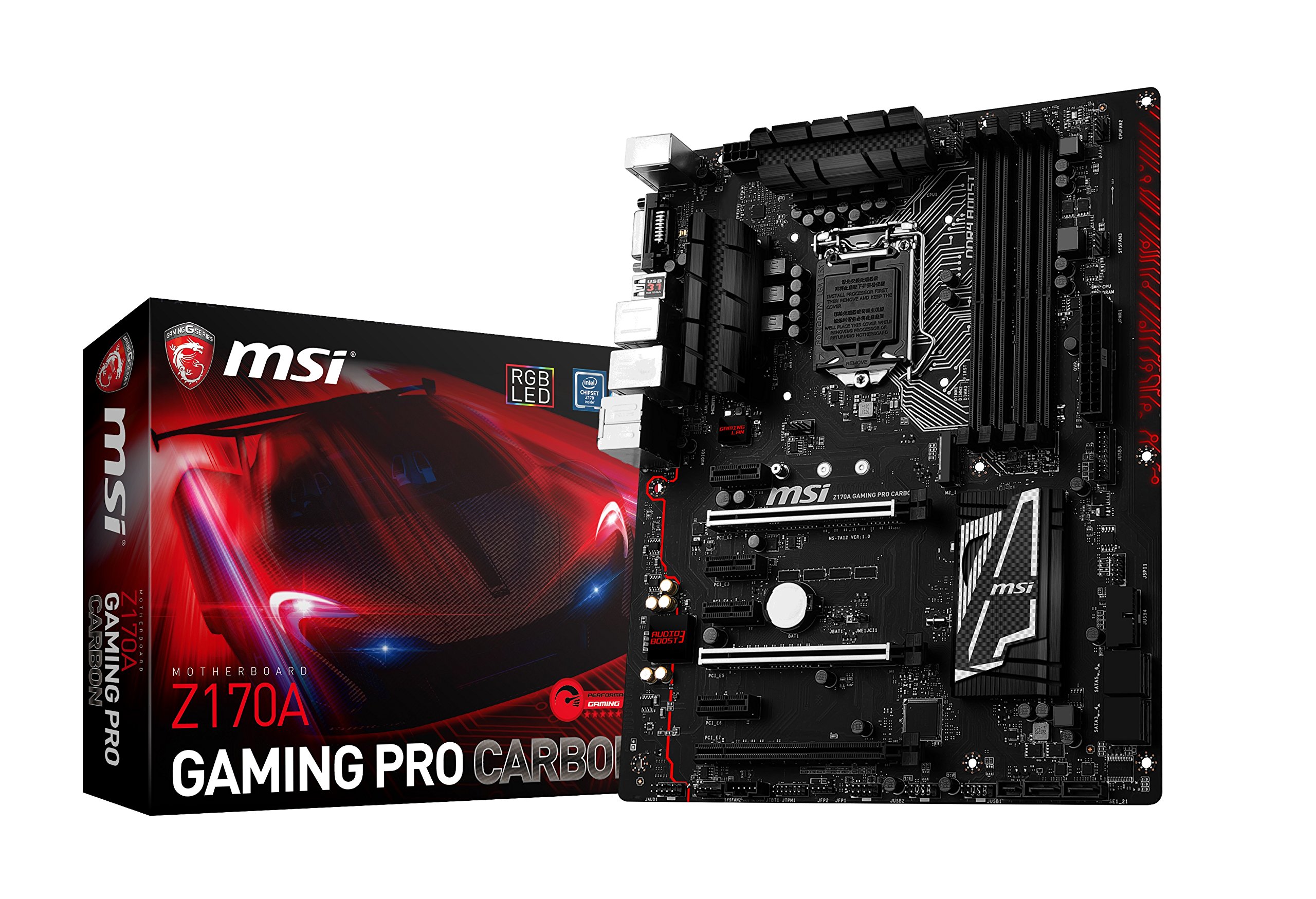 MSIマザーボードz170 HDMI SATA 6 Gb / s USB 3.1 ATX LGA 1151インテルモデルz170 a Gaming Pro車