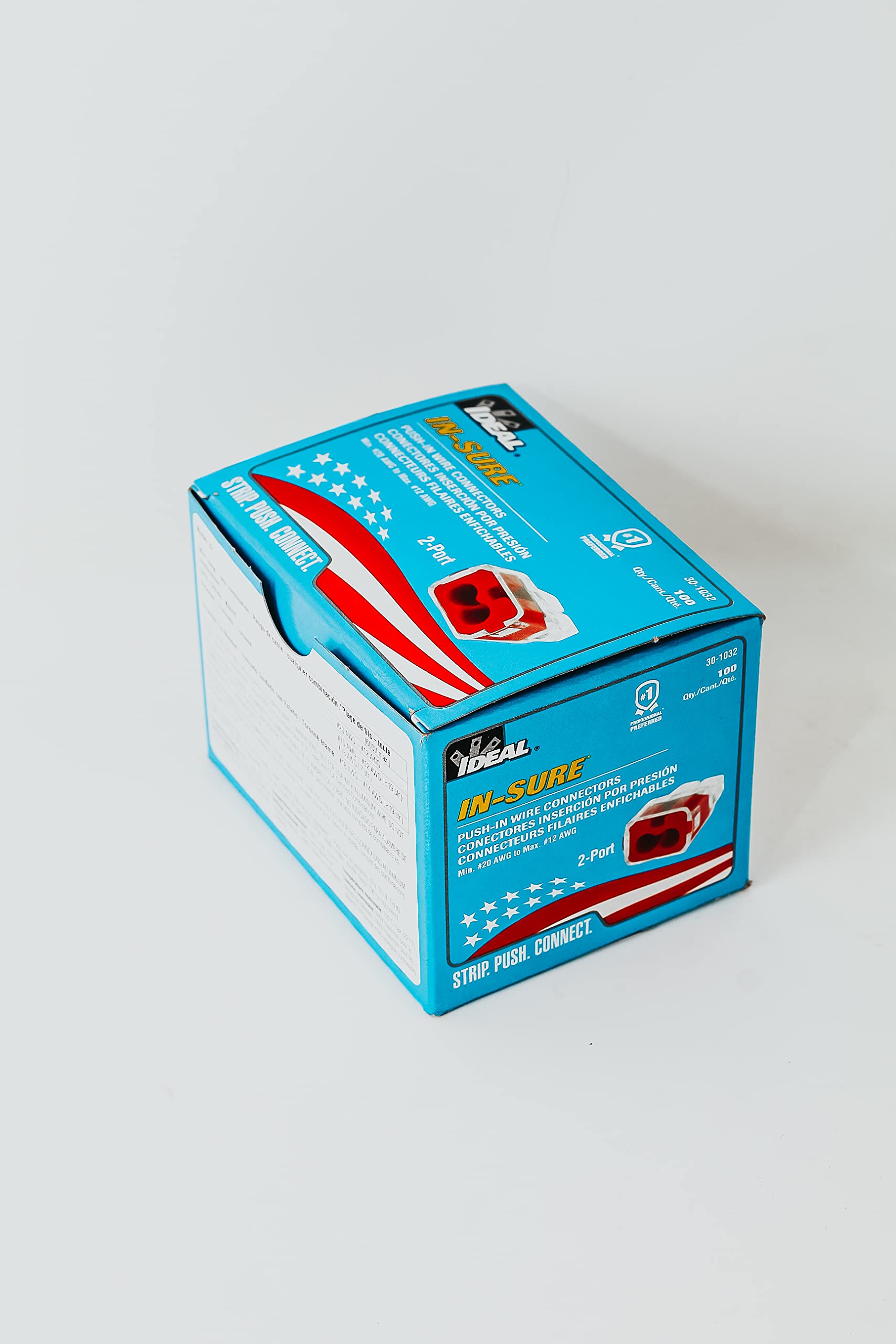 IDEAL 30-1032 12AWG PSH-IN WRコネクター