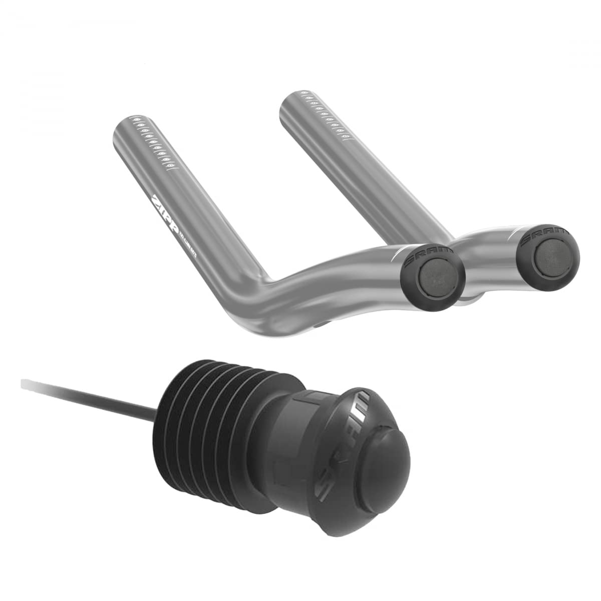 SRAM Red etap Clics bar-end Shiftボタンブラック、650?mmワイヤ
