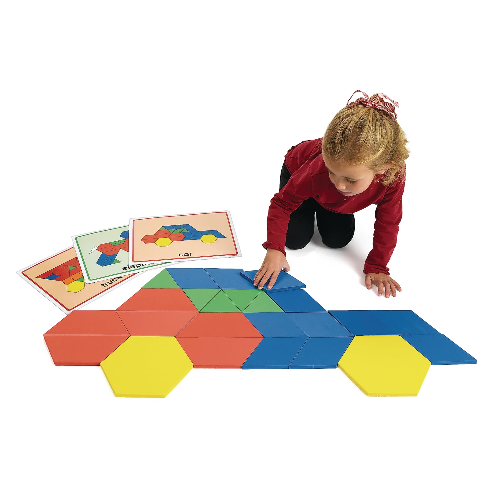 Excellerations? Giant Foam Pattern Blocks - 149 Pieces (Item # BIGGEO)