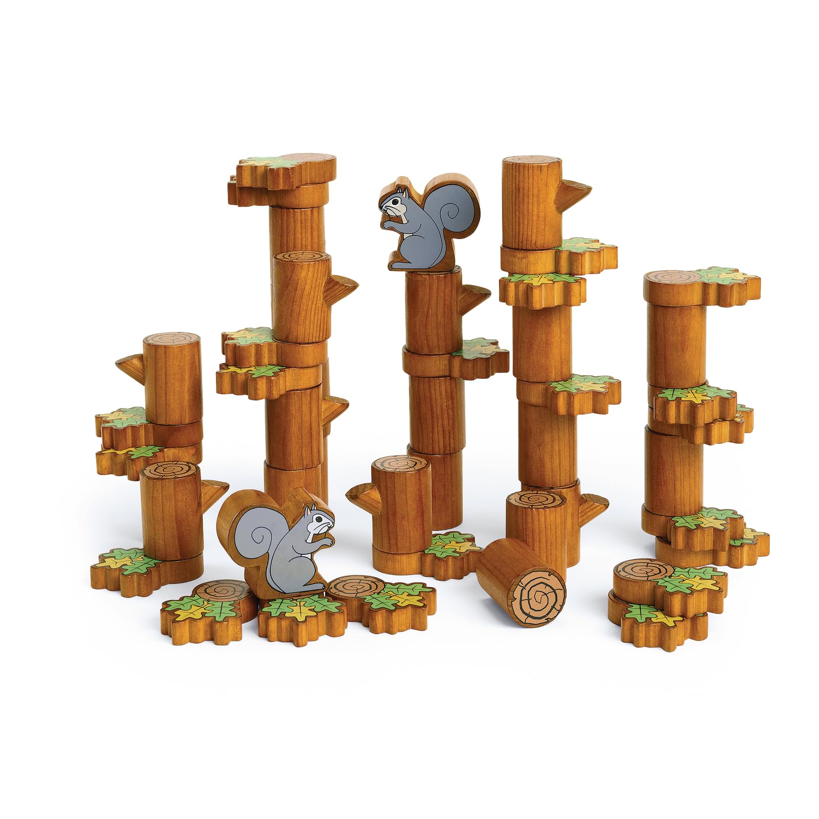 Excellerations Tree and Squirrel Blocks - Set of 46