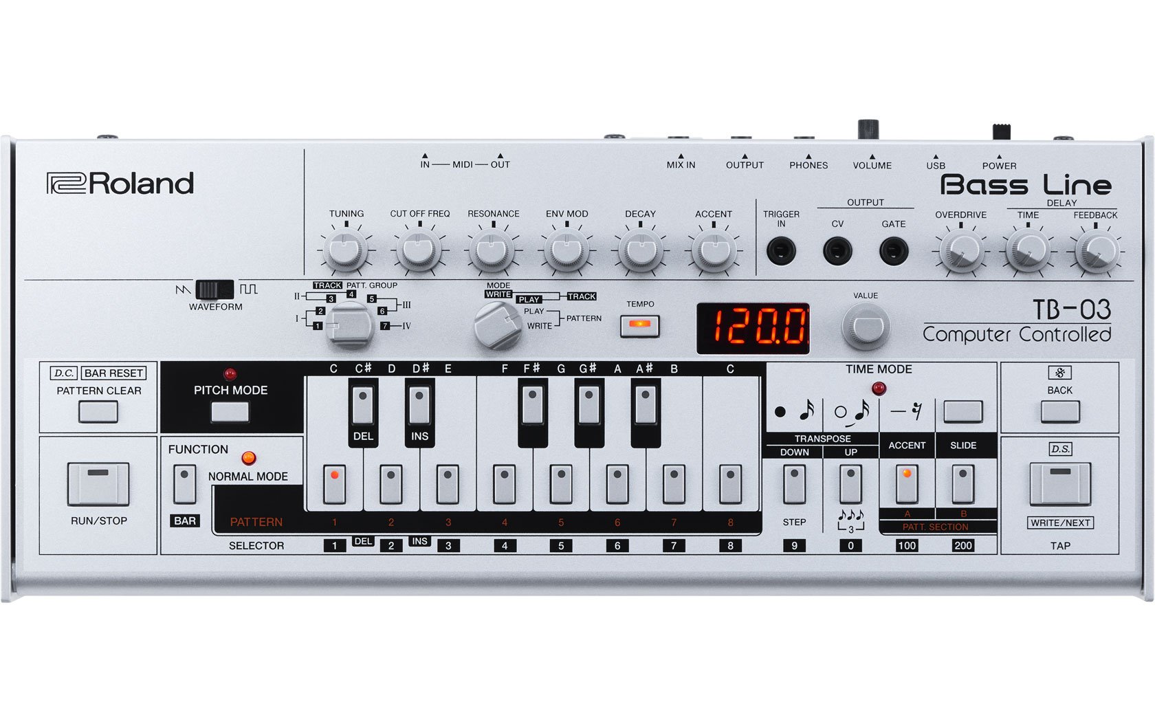 Roland tb-03 | tb-303サウンドベースラインSynthesizer