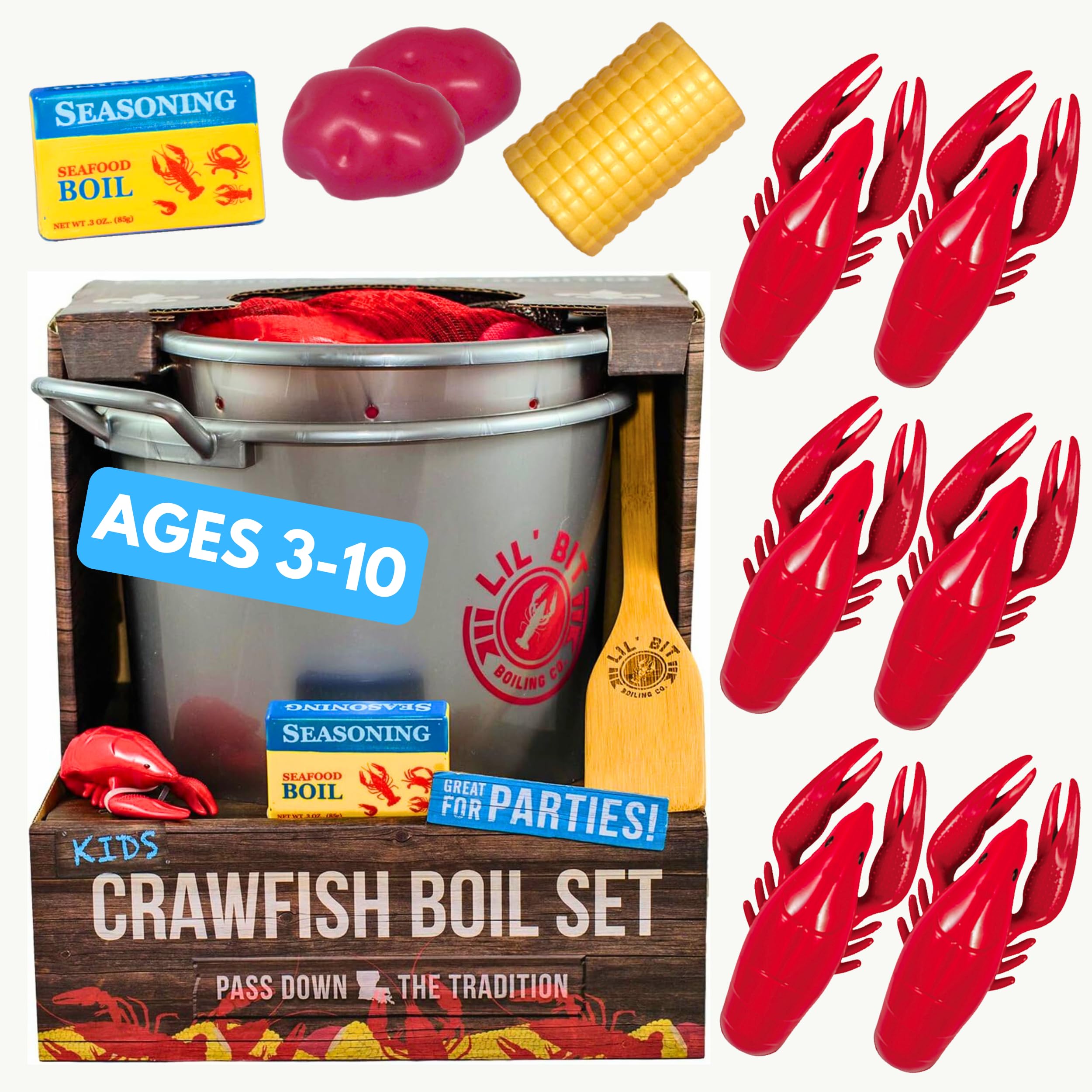 Lil Bit Kids Crawfish Boil Set