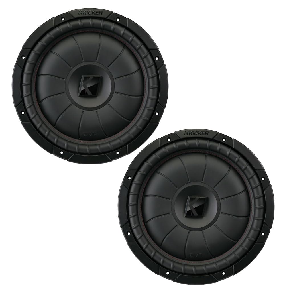Kicker CVT12 CompVT 12インチ (300mm) サブウーファー 4オームセット