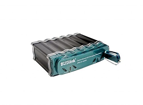 BUSlink CipherShield 5TB USB 3.0 AES 256ビット 暗号化 外付けドライブ USBバス給電