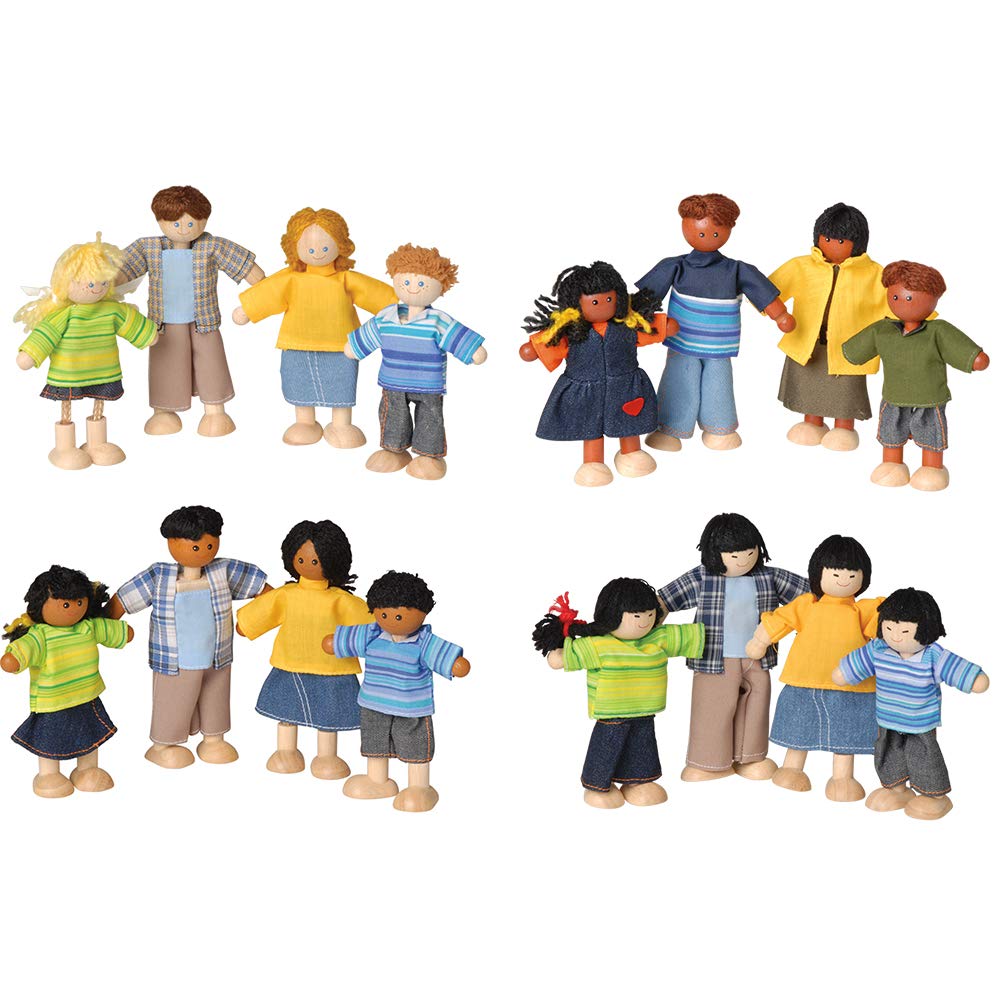 Constructive Playthings 4ポーズ自在のファミリのセット