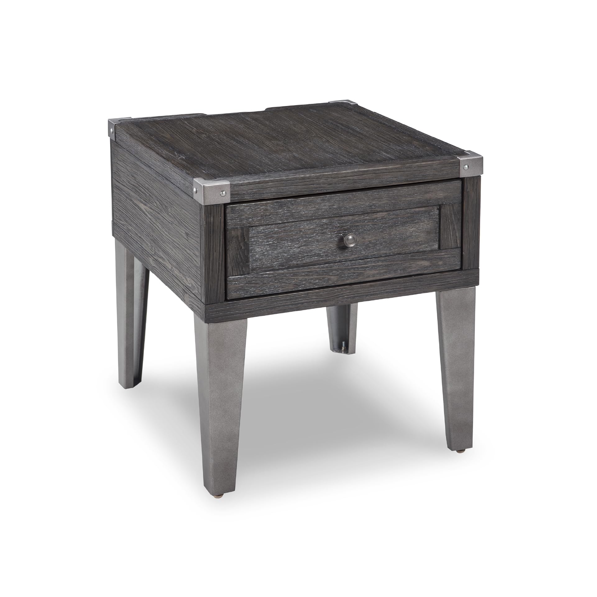 Signature Design by Ashley Todoe Rectangular End Table Dark Gray