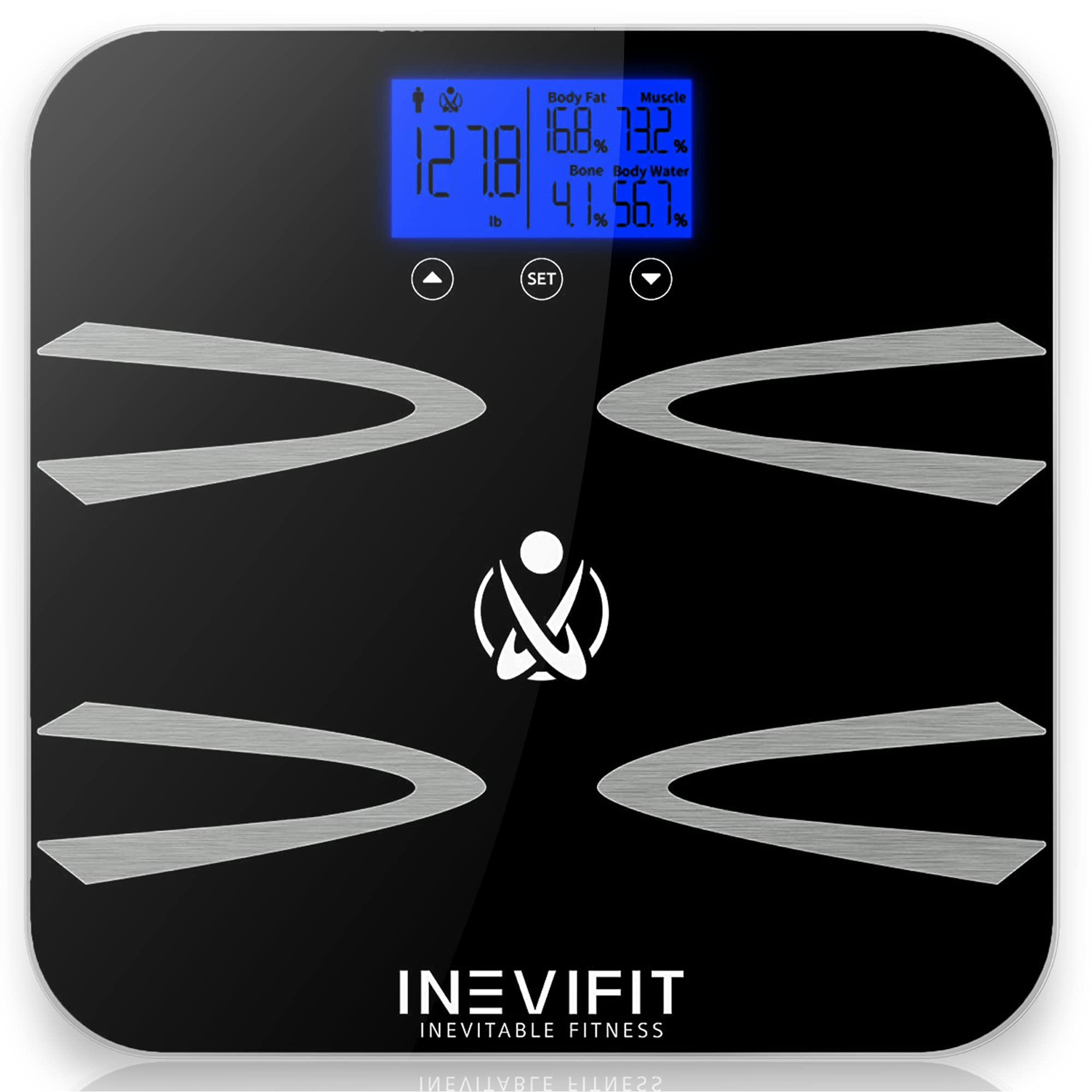 INEVIFIT Body-Analyzer Scale Highly Accurate Digital Bathroom Body Composition Analyzer Measures W
