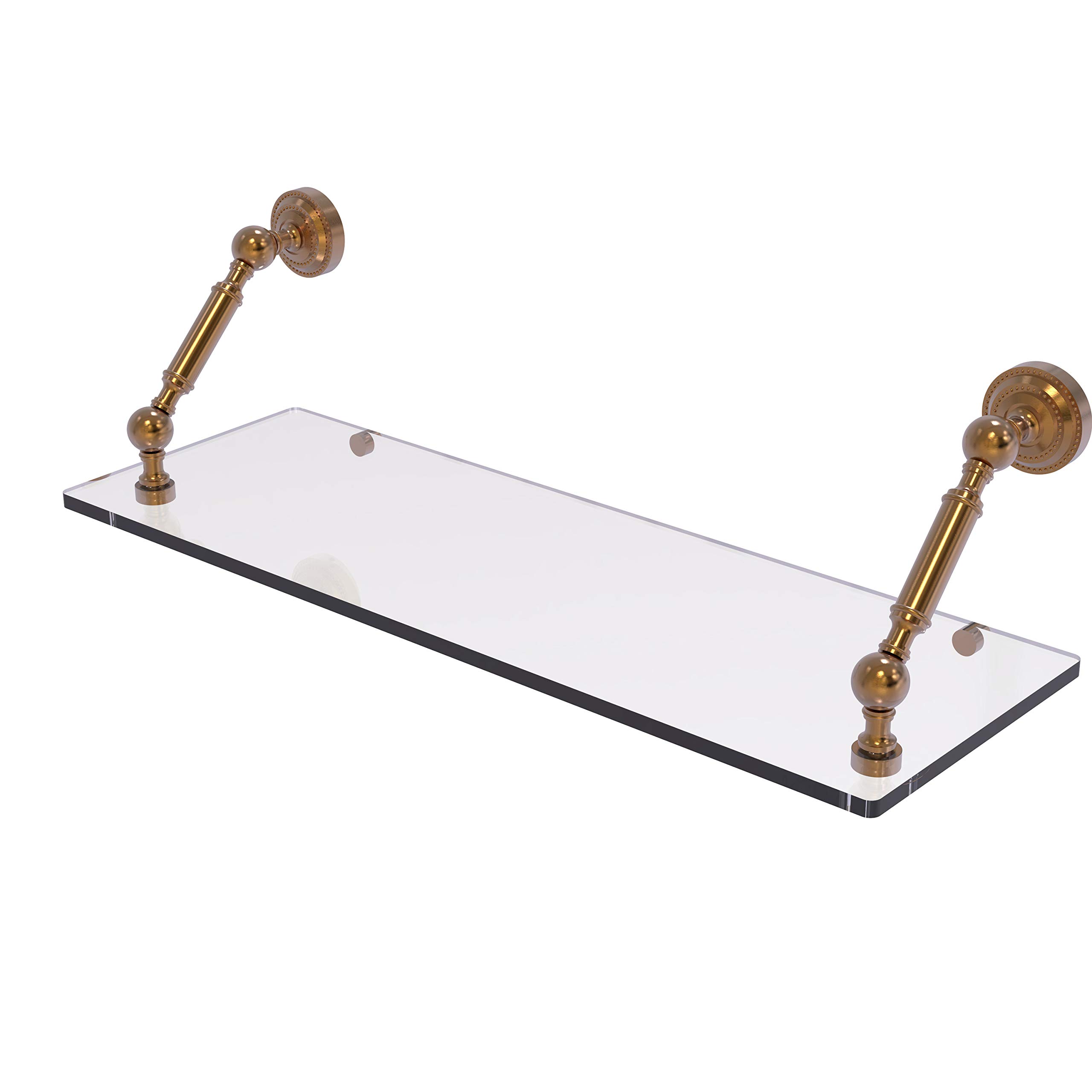 Dottingham Collection 24 Inch Floating Glass Shelf - DT-1-24-BBR