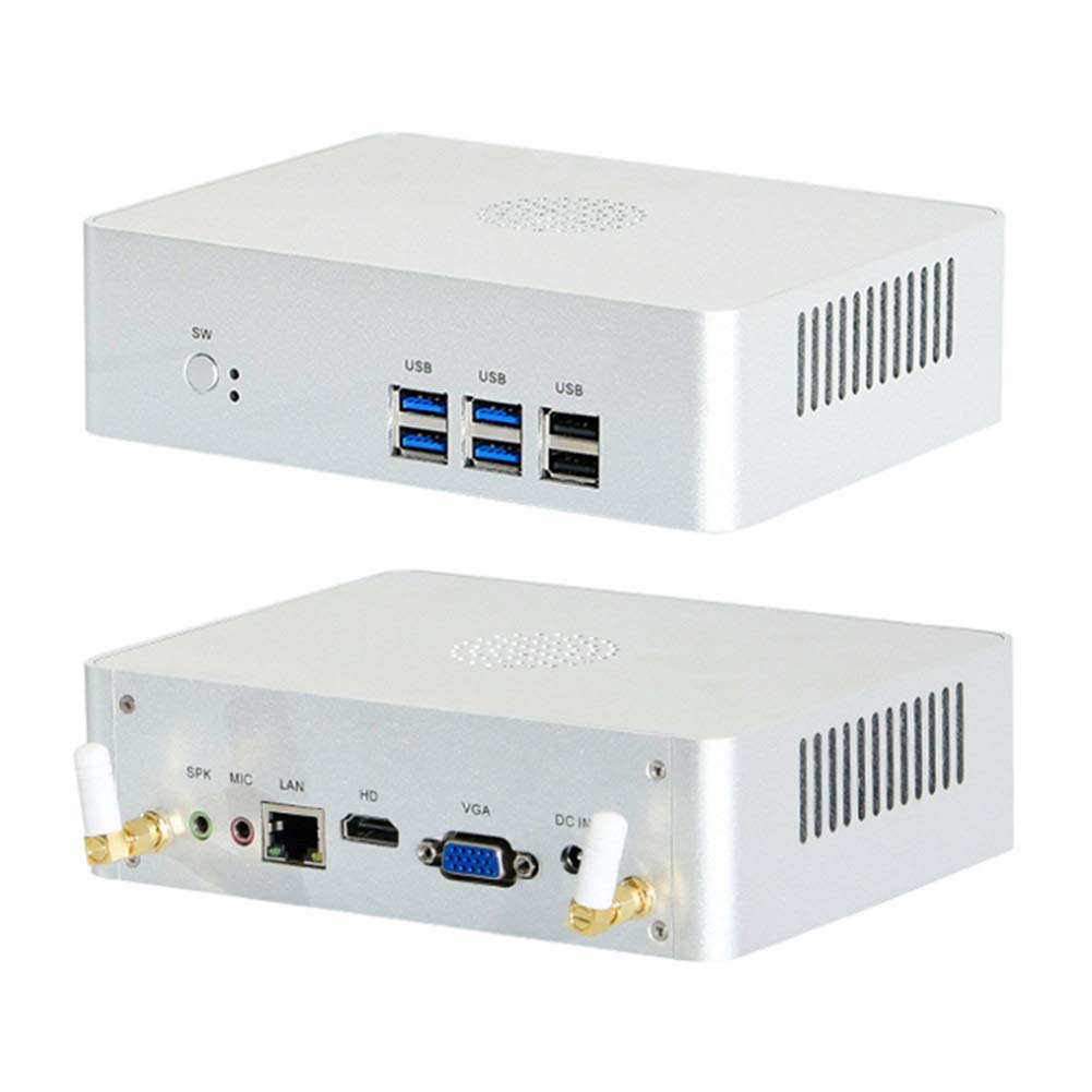 Partaker 6th Generation i7 6650U CPU Mini PC Desktop Computer 8GB Ram 128GB SSD 1TB HDD HD Port V
