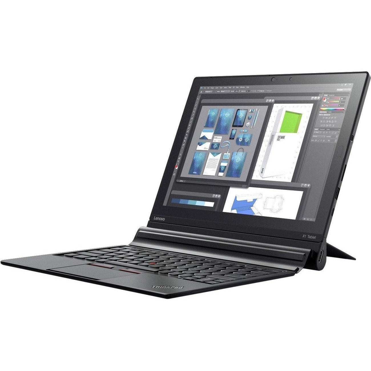 Lenovo ThinkPad X1 Tablet 20JB - Tablet - with detachable keyboard - Core i7 7Y75 / 1.3 GHz - Win 10