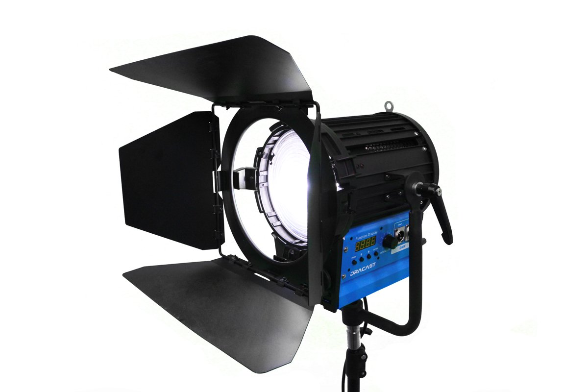 Dracast DRPL-FL-2000D スタジオデイライト LED2000 フレネル、ブルー