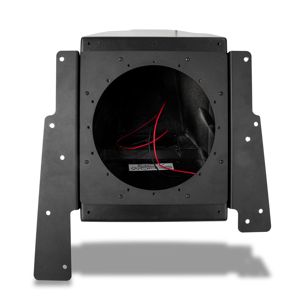 SSV Works SS-BS10U 2015-2025 Polaris? Slingshot Behind The Seat (運転席または助手側) サブウーファーエンクロージャ 10インチサブウー