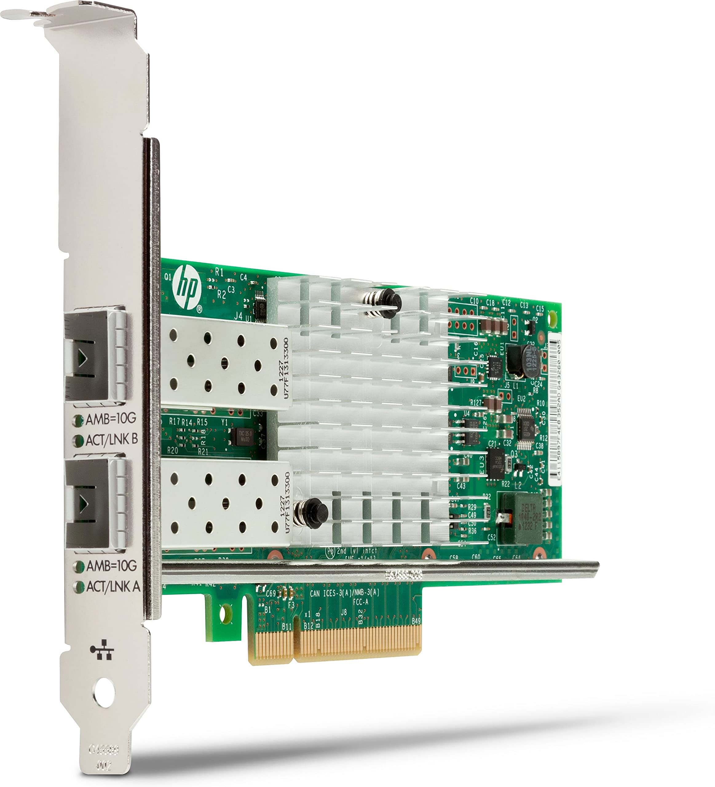 HP 10Gbase-T デュアルポート NIC ネットワークカード、ネットワークアダプター。