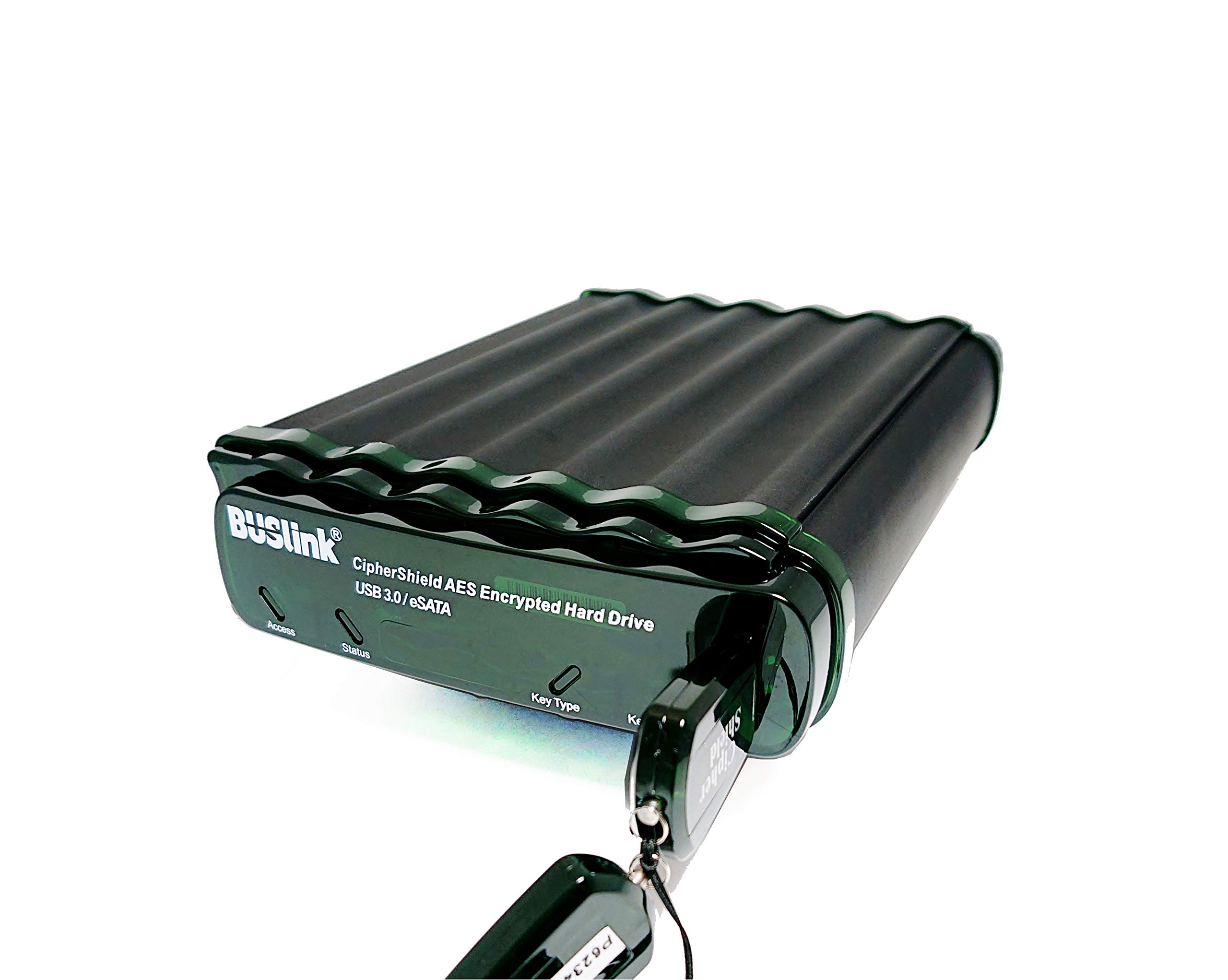 CipherShield USB 3.0/eSATA FIPS 140-2 Level 2 HIPAA 256-bit AES Hardware Encrypted Desktop Hard Driv