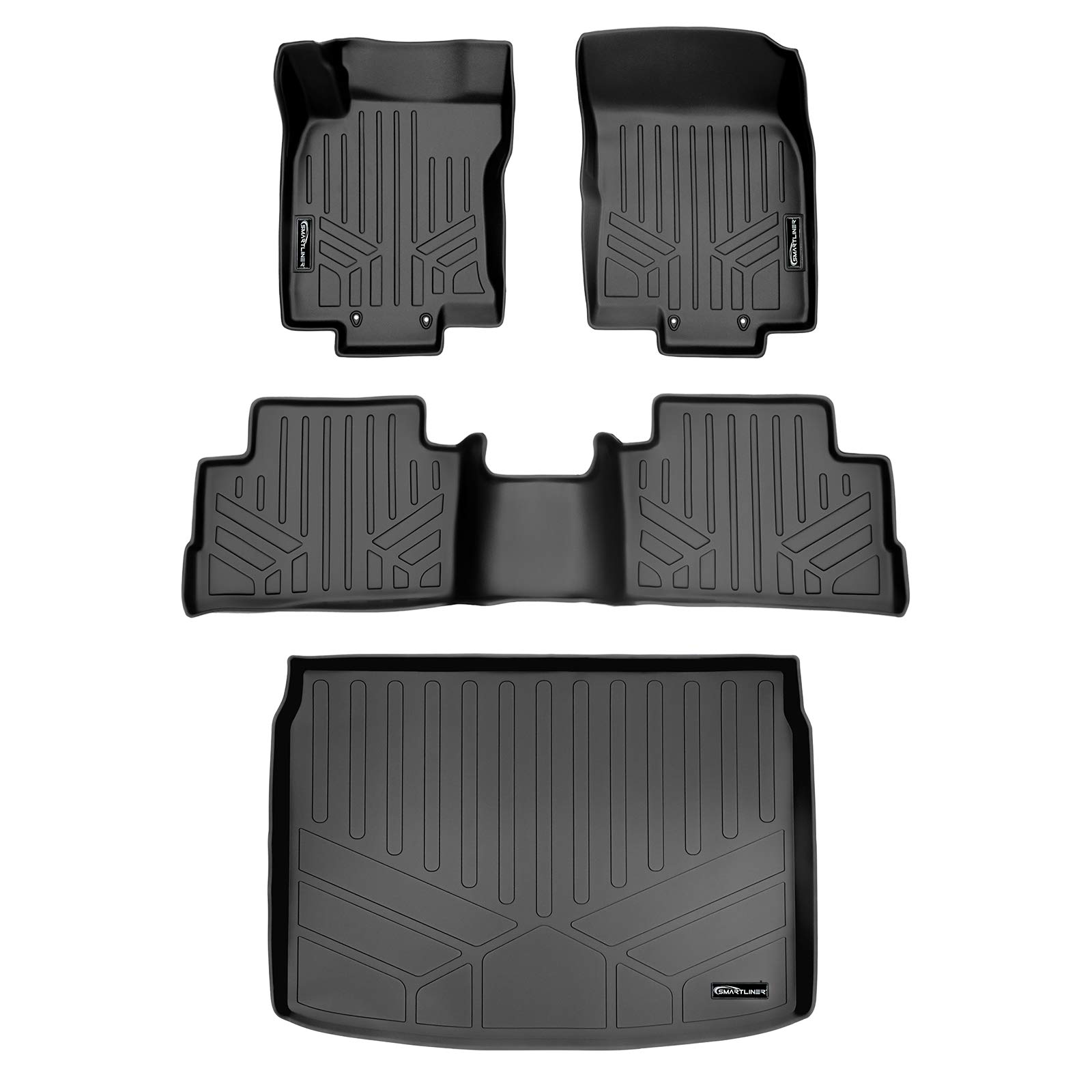 MAXFLOORMATフロアマット2行とMAXTRAY Cargoライナーブラックfor 2017 ? 2018年Nissan Rogueスポーツ ? CargoライナーFits with Cargo