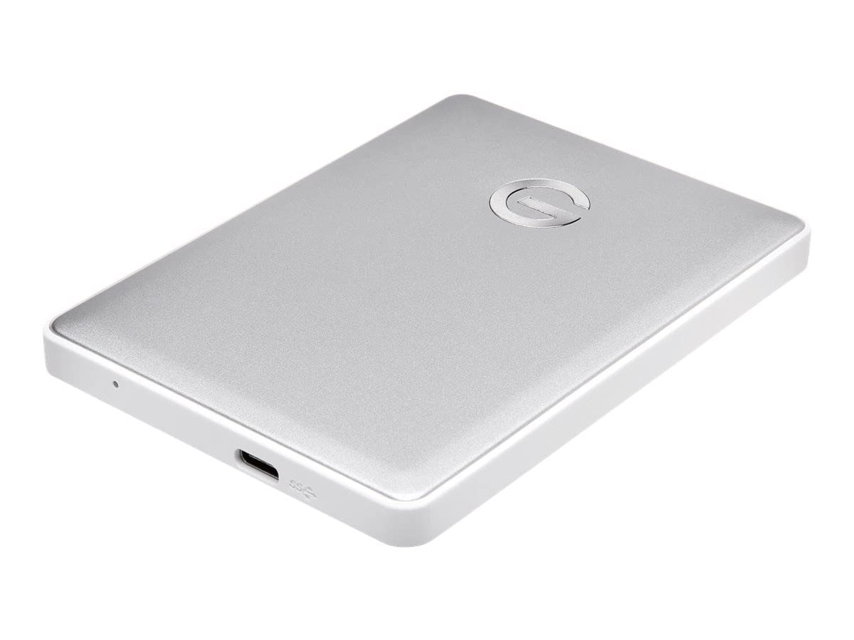 G-Technology HDD ポータブルハードディスク 1TB シルバー G-DRIVE Mobile USB-C 0G10264