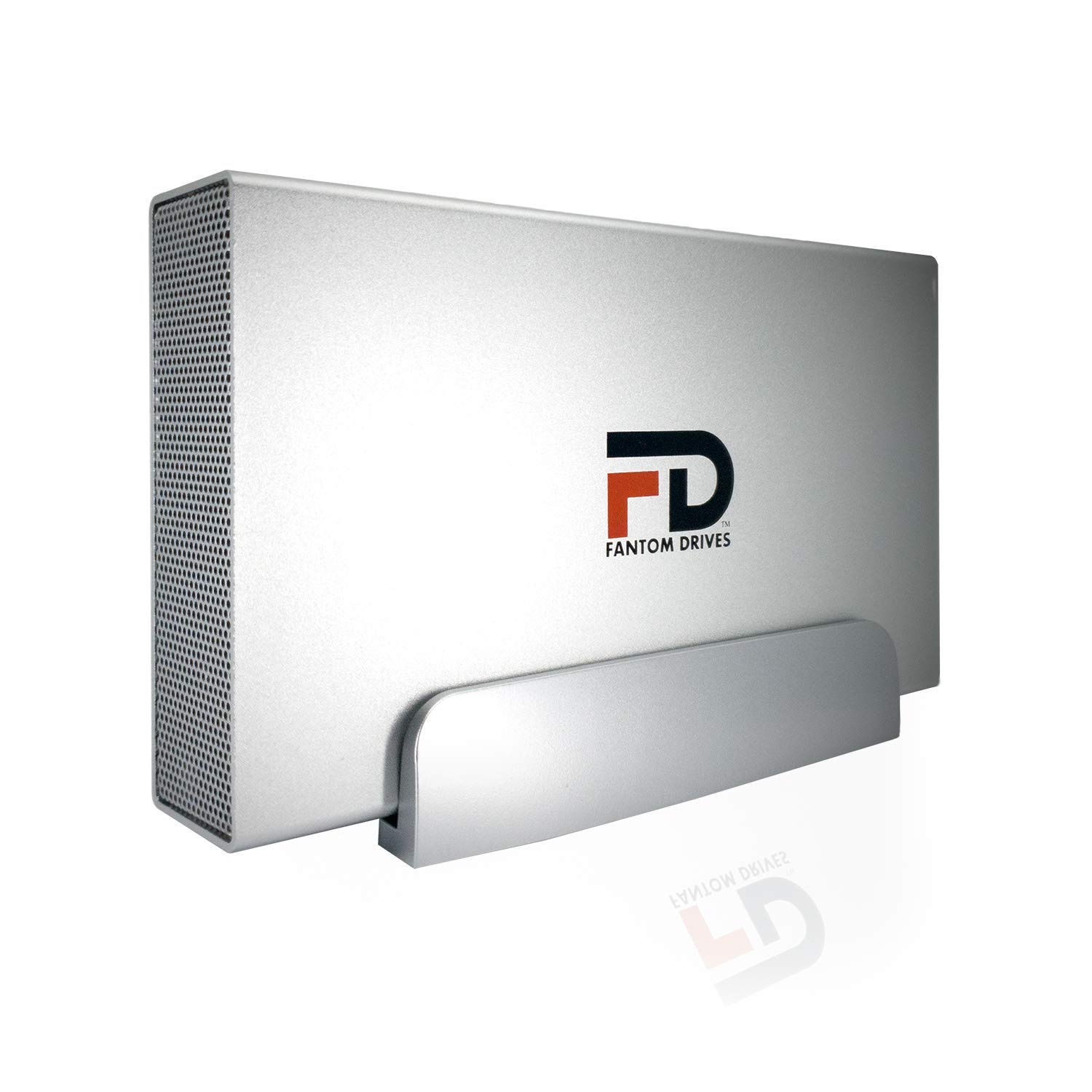 Fantom Drives FD 8TB 外付けハードドライブ - USB 3.2 Gen 1 - 5Gbps & eSATA - GForce 3 アルミニウム - シルバー - Mac/Windo