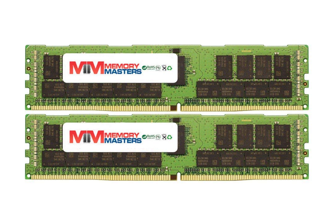 MemoryMasters 32GB (2x16GB) DDR4-2133MHz PC4-17000 ECC UDIMM 1Rx4 1.2V Registered Memory PC ワークステーショ