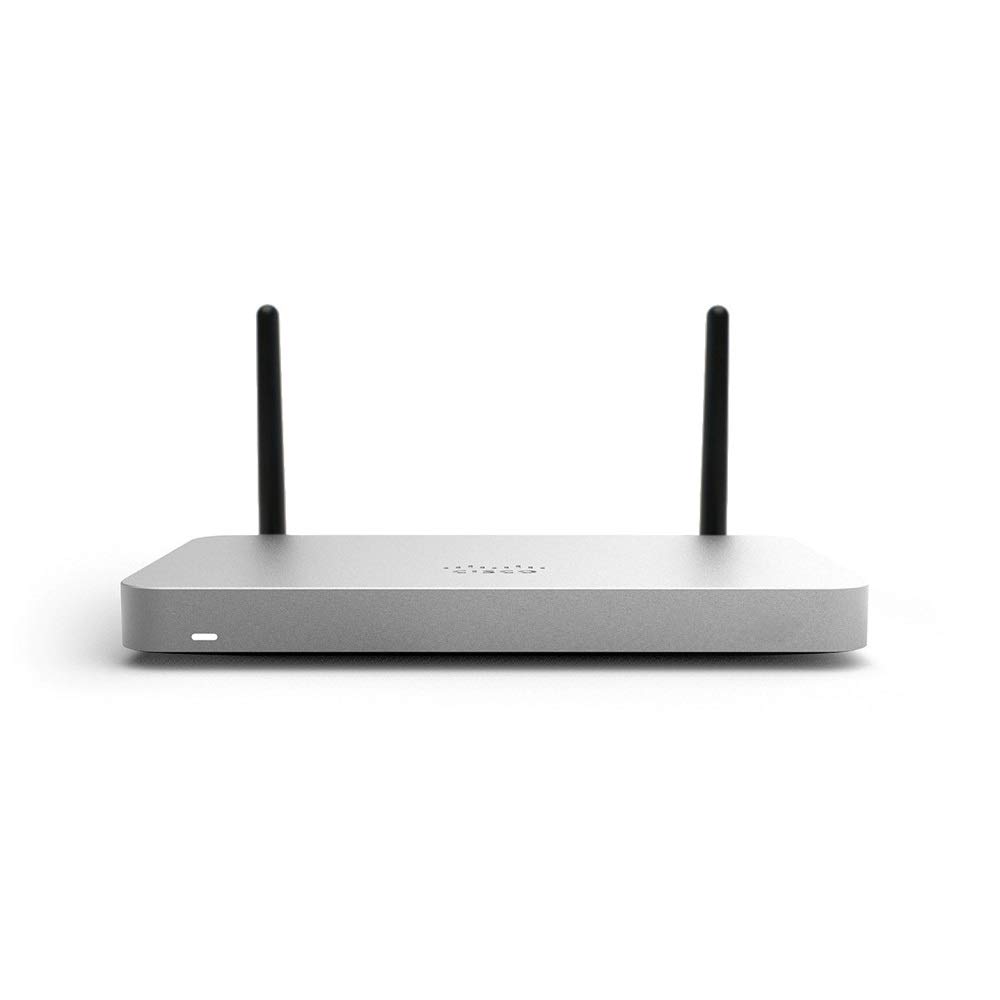 Cisco Meraki MX68W Firewall with 802.11ac Plus MX68W Enterprise Security and Support 1YR BDL