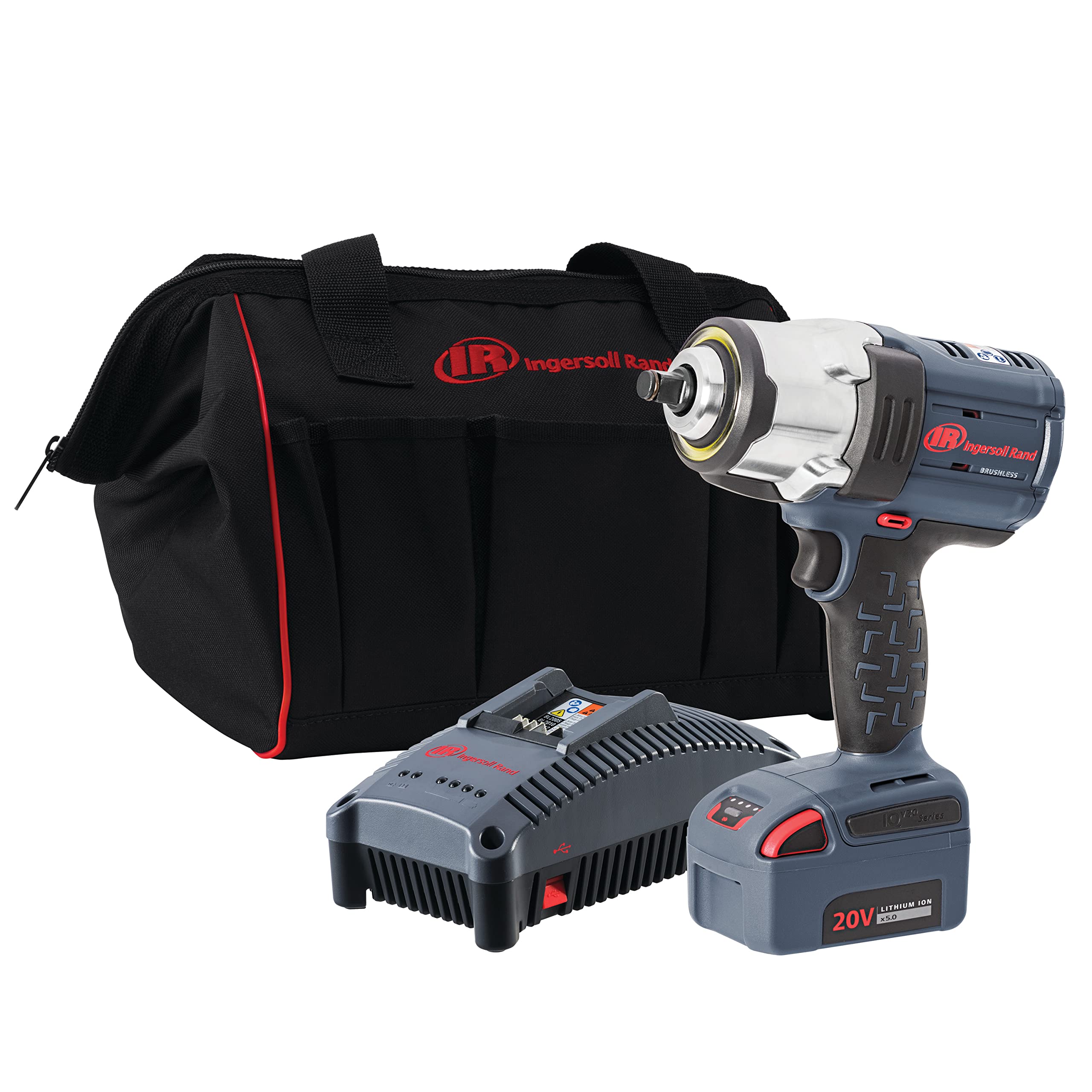 Ingersoll Rand 1/2 20V Cordless Impact 1 Battery Kit W7152-K12 (1) Battery Kit 141［並行輸入］