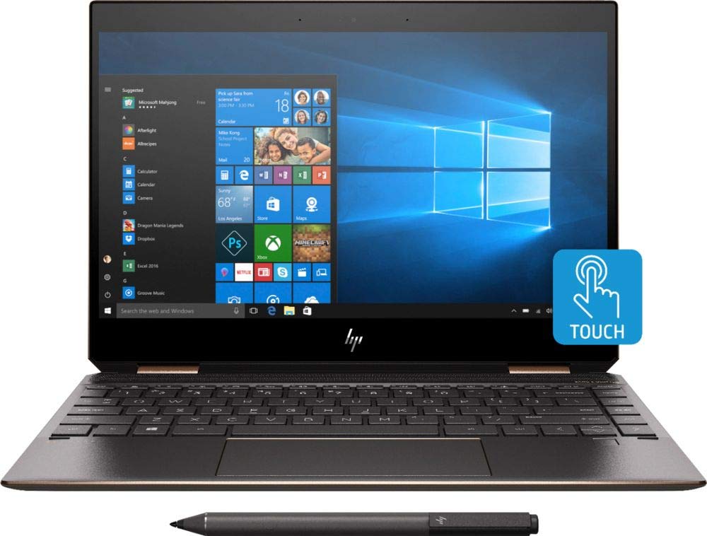 2018 HP Spectre x360 13-13.3 FHD Touch - i7-8565U - 8GB - 256 SSD - Pen - Dark Ash