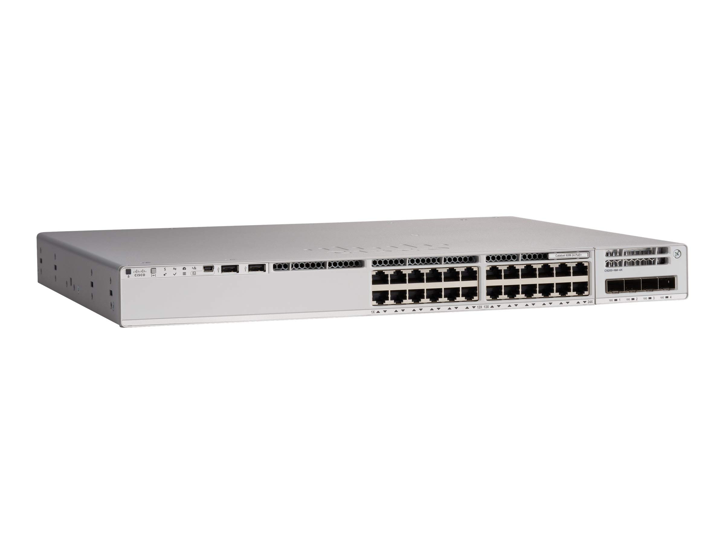 Cisco Catalyst 9200L Unmanaged L3 Gigabit Ethernet (10/100/1000) Grey Power over Ethernet (PoE)
