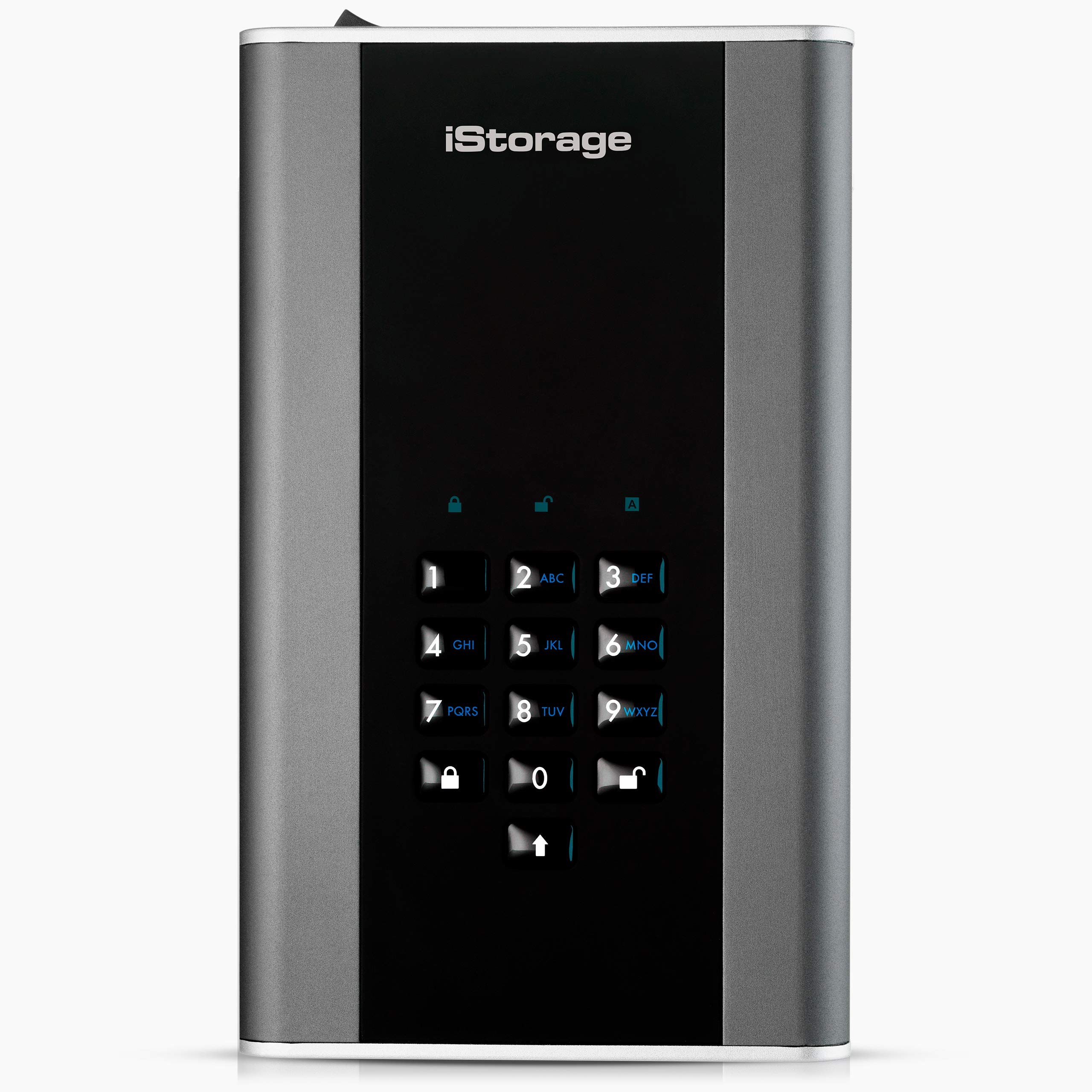 iStorage diskAshur DT2 6TBセキュア暗号化ポータブルデスクトップハードドライブ - FIPSレベル3認定 - パスワード保護、ほこりや耐水性、ポータブル、軍用グレードのハードウ