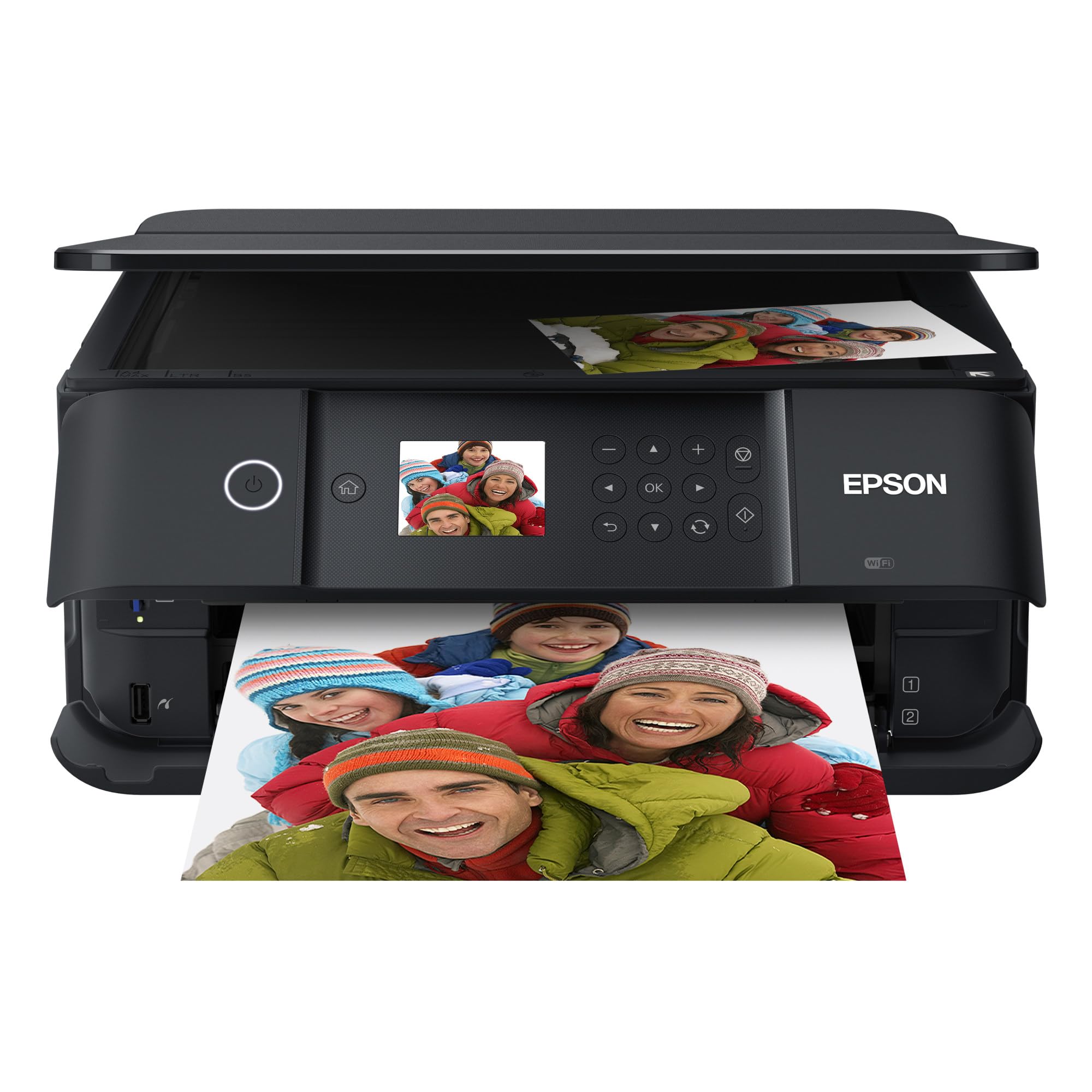Epson Expression Premium XP-6100 Wireless Color Photo Printer with Scanner and Copier Black Medium