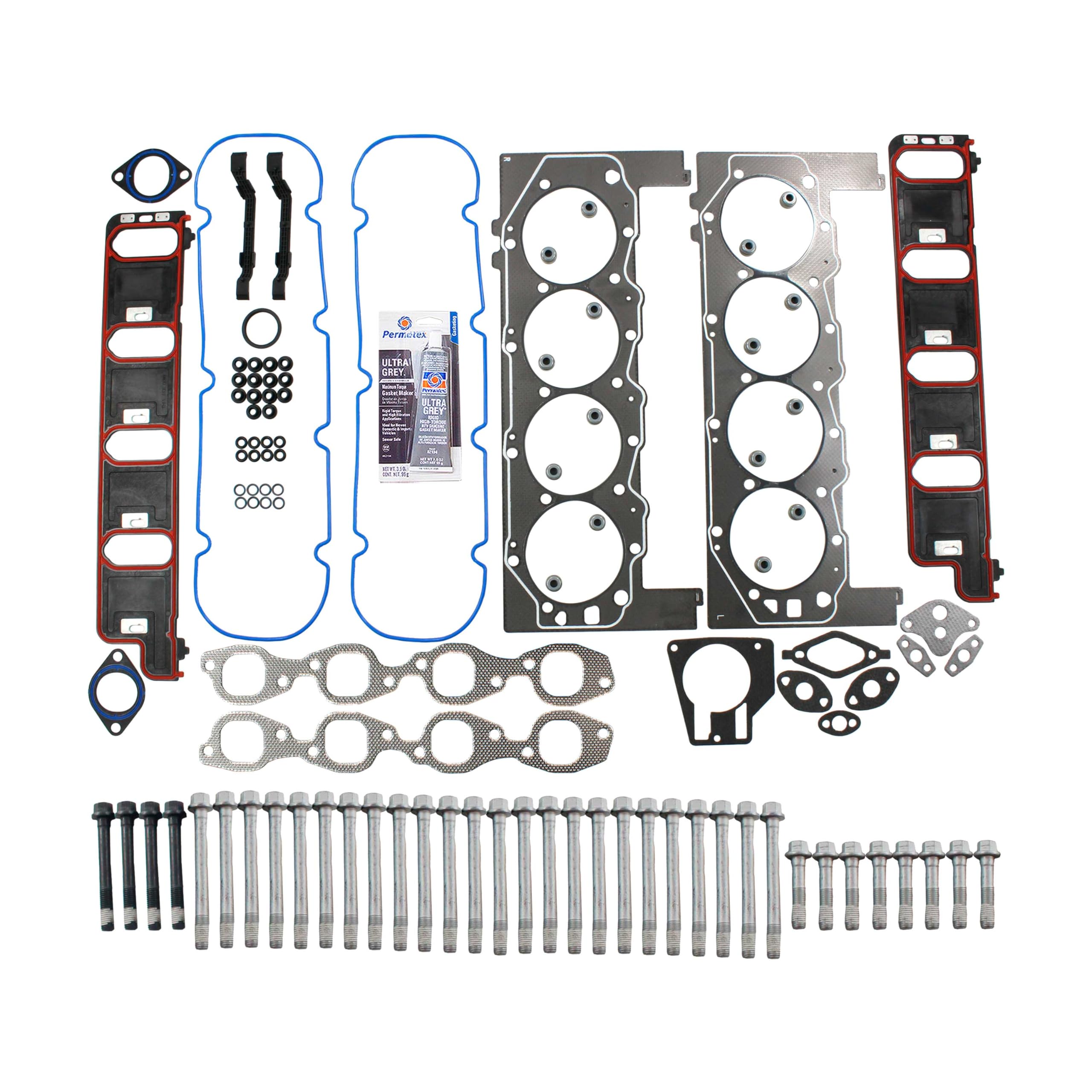 ヘッドガスケットセット ボルトキット 01-07 GMC Yukon 8.1L V8 OHV 16v VORTEC Cu.496