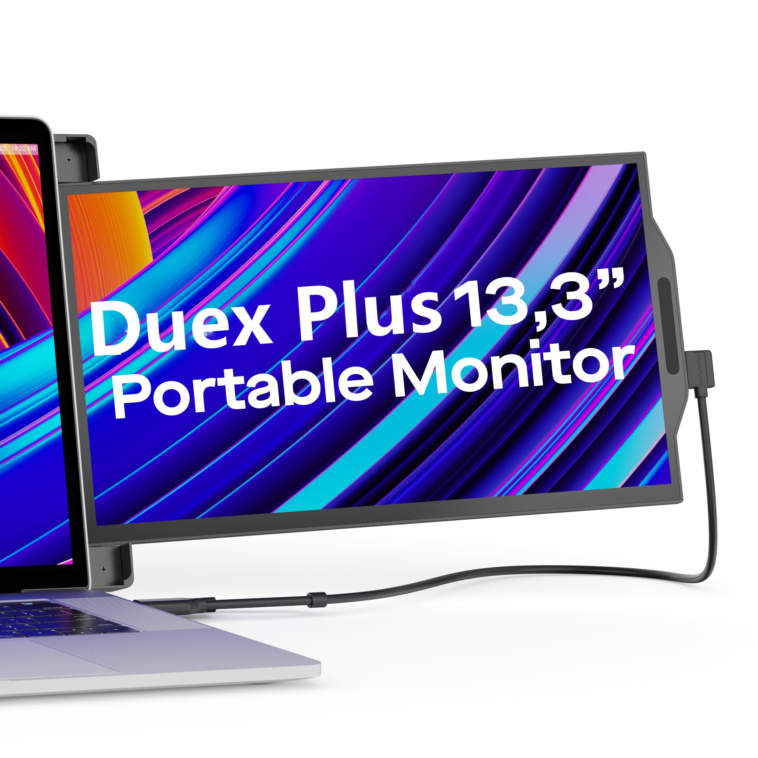 Mobile Pixels Trio Max ポータブルモニター ノートパソコン用 14インチ フルHD IPS USB A Type-C 2イン1 ノートパソコンモニターエクステンダー Window