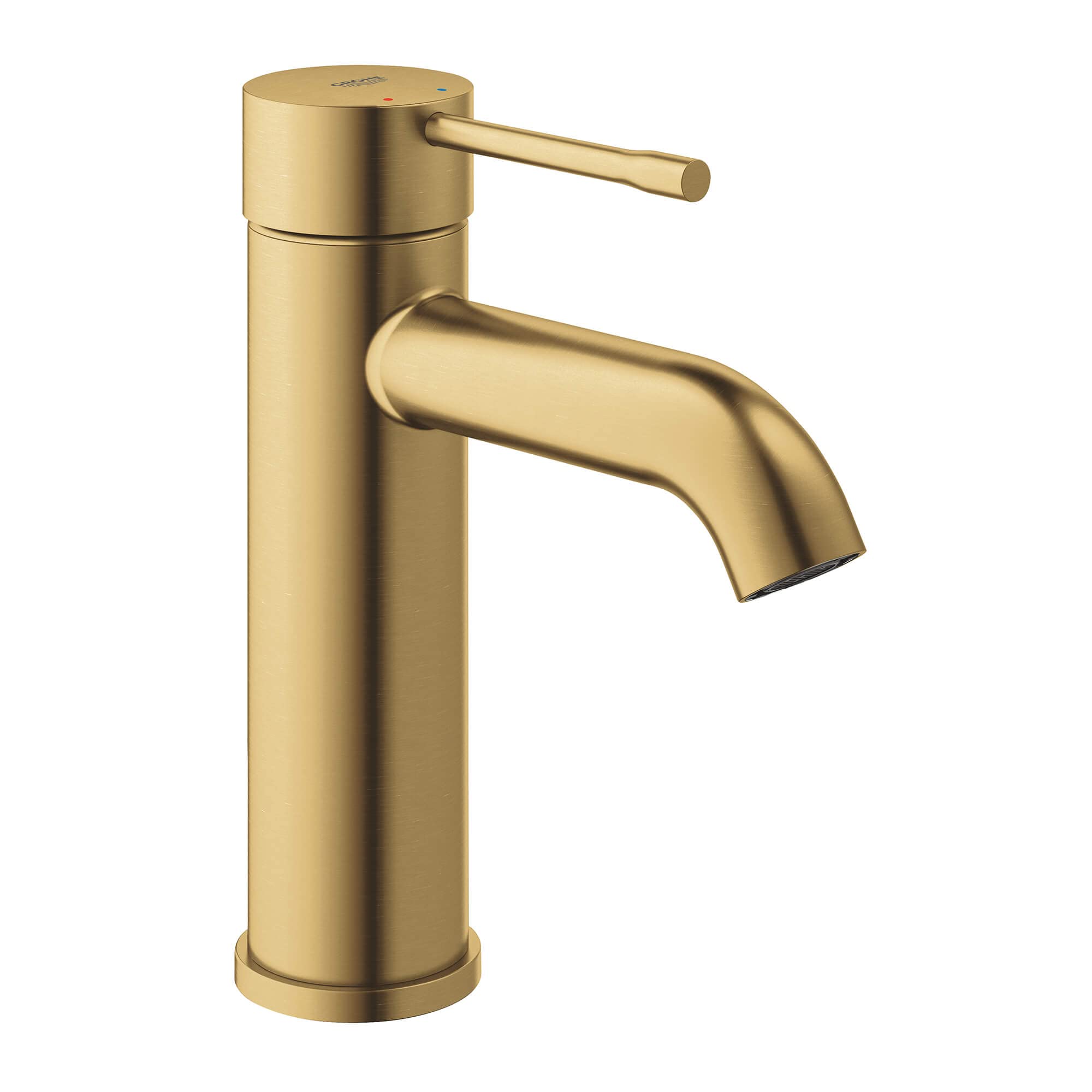 GROHE 23592GNA エッセンス シングルホール シングルハンドル Sサイズ バスルーム蛇口 1.2 GPM つや消しクールサンライズ (ブラッシュドゴールド) Sサイズ