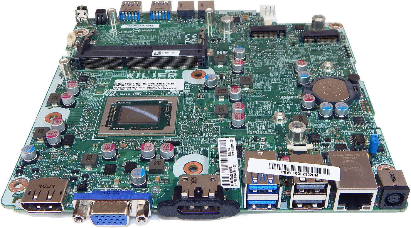 HP EliteDesk 705G2 DM Wilier A12 マザーボード 810662-601 AMD PRO A12-8800B
